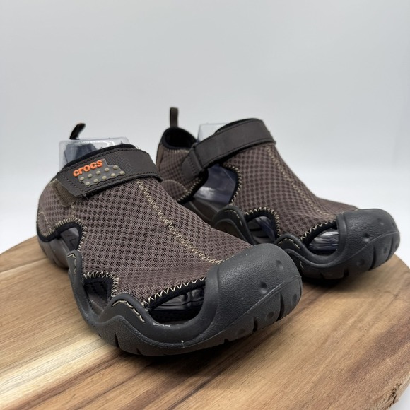 CROCS | Shoes | Crocs Swiftwater Mesh Sandals Mens Sz Fisherman Boat ...